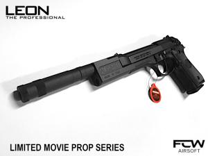 LEON : THE PROFESSIONAL - PISTOLET TOUT METAL AVEC COMPENSATEUR ...