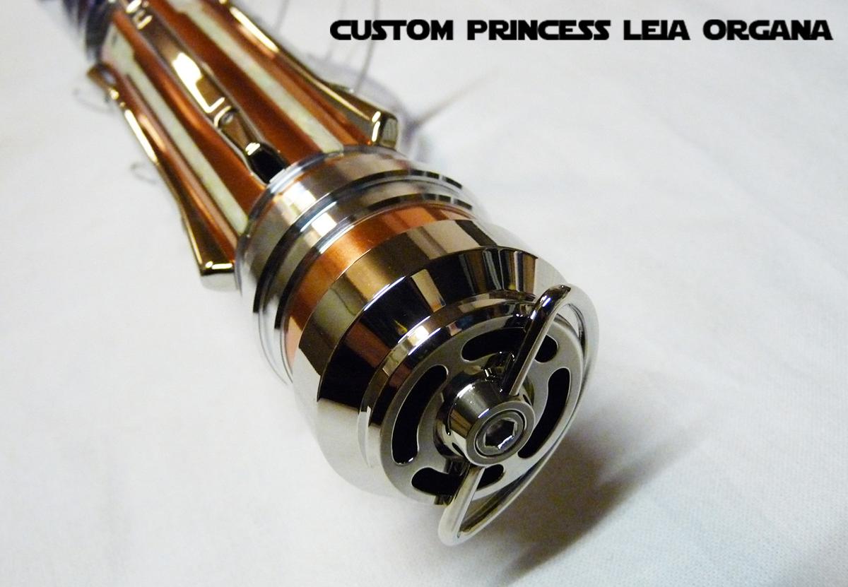 STAR WARS - SABRE LASER PRINCESS LEIA ORGANA CUSTOM LIGHTSABER (FAIT ...