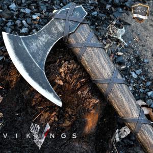 VIKINGS (SERIE) - REPLIQUE HACHE RAGNAR FORGE MAIN " AFFUTEE TRANCHANT ...