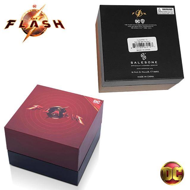 FLASH (THE) - BAGUE OFFICIELLE LAITON PLAQUE OR 18K (SLIDE OPEN REPLICA ...