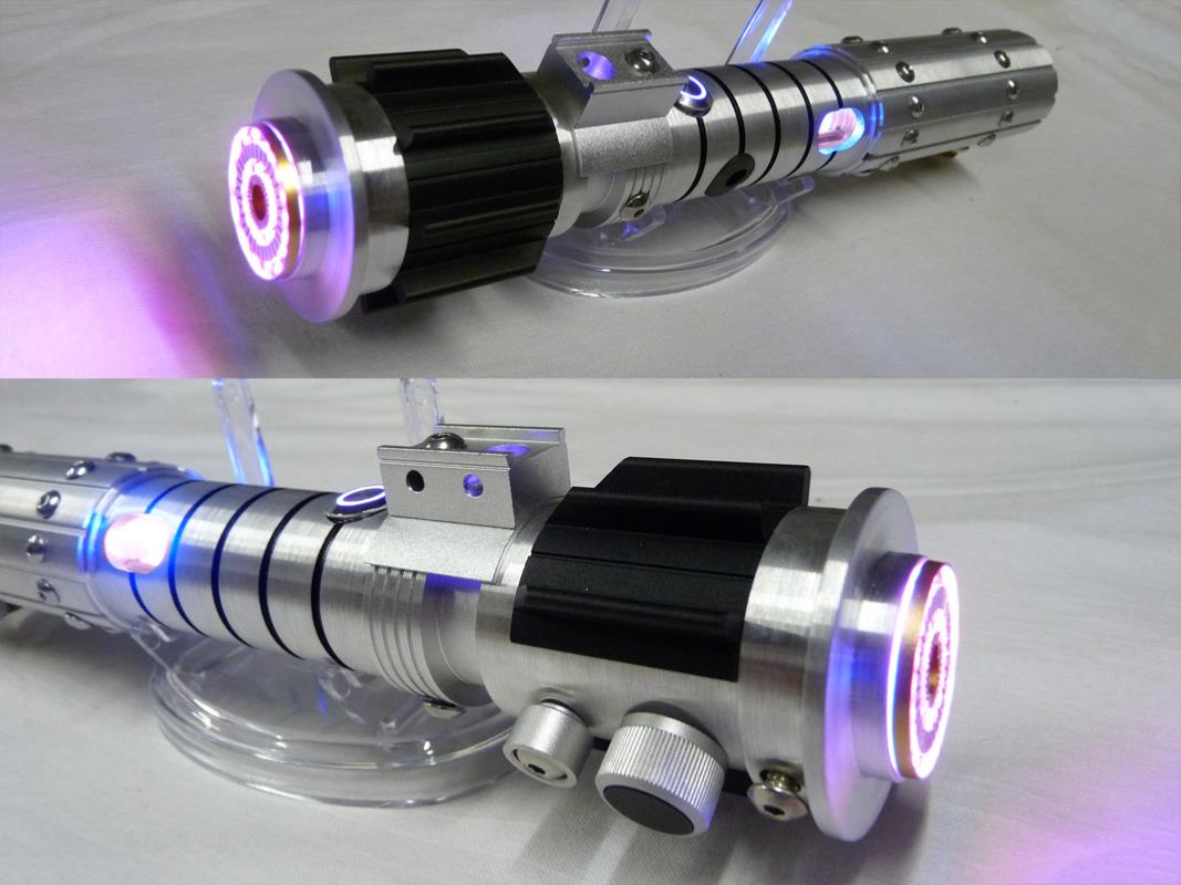 STAR WARS - SABRE LASER MARA JADE AVEC CRYSTAL (FAIT MAIN - LAME ...