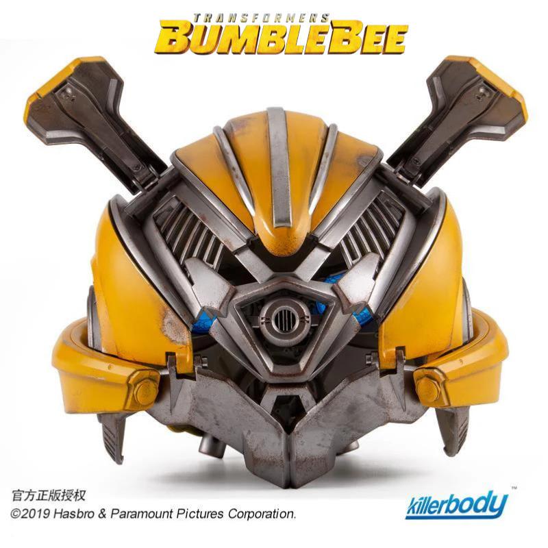 TRANSFORMERS : BUMBLEBEE - CASQUE INTEGRAL BUMBLEBEE OFFICIEL OUVERTURE ...