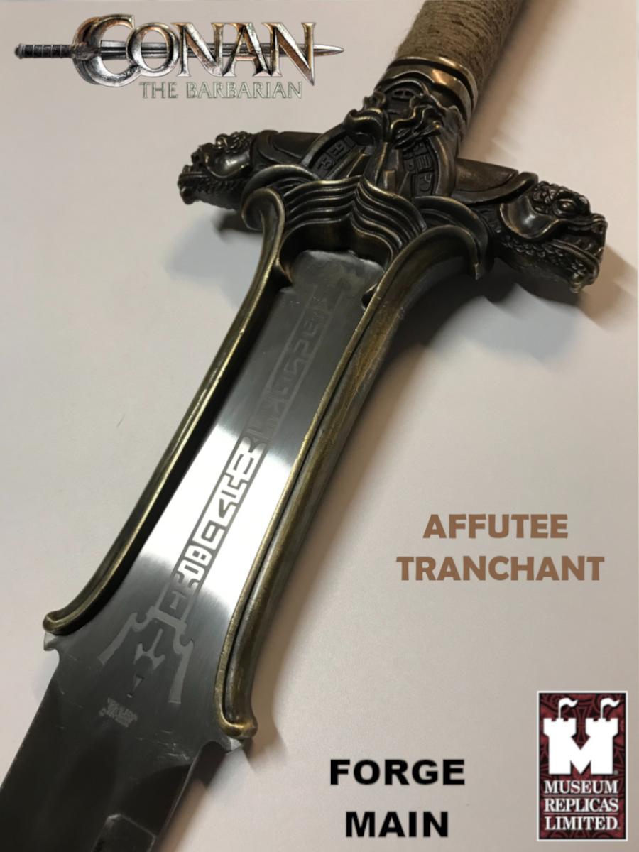 CONAN - EPEE "SWORD ATLANTEAN" SOUS LICENCE OFFICIELLE FORGE MAIN ...