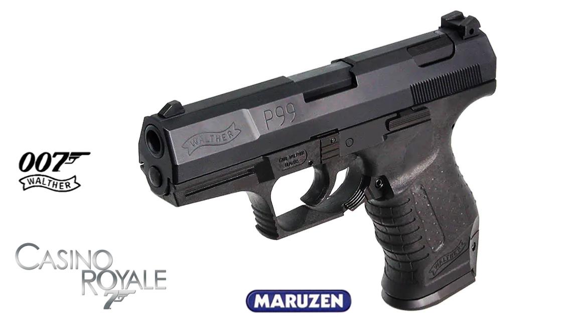 JAMES BOND : CASINO ROYALE - PISTOLET WALTHER P99 OFFICIEL + CIBLE PLIANTE OFFERTE ! (WALTHER ...