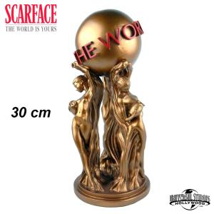 SCARFACE - STATUE "THE WORLD IS YOURS" OFFICIELLE 30 CM (SCARFACE ...