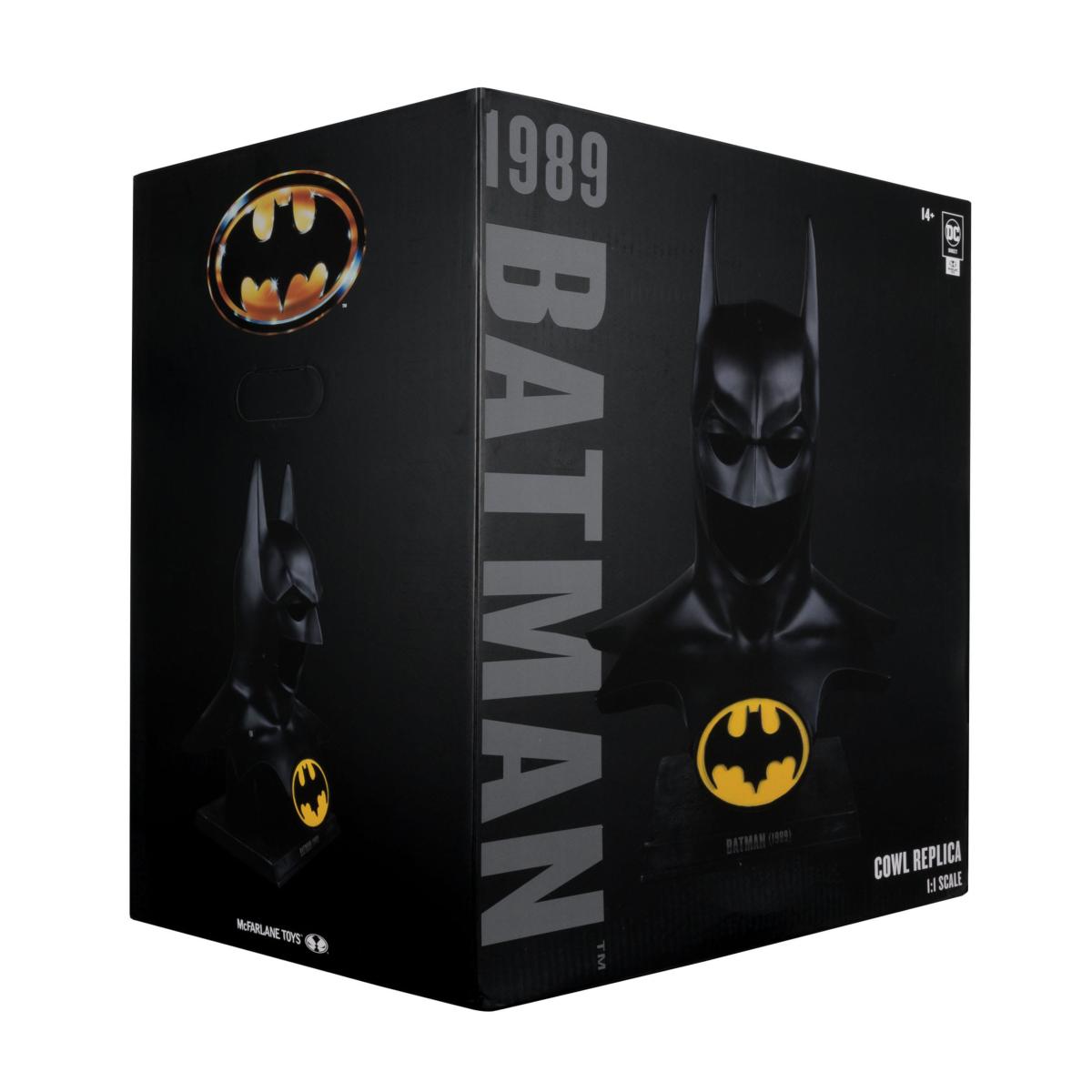 BATMAN (1989) - MASQUE OFFICIEL ECHELLE 1/1 62 CM DC DIRECT (MASK COWL ...