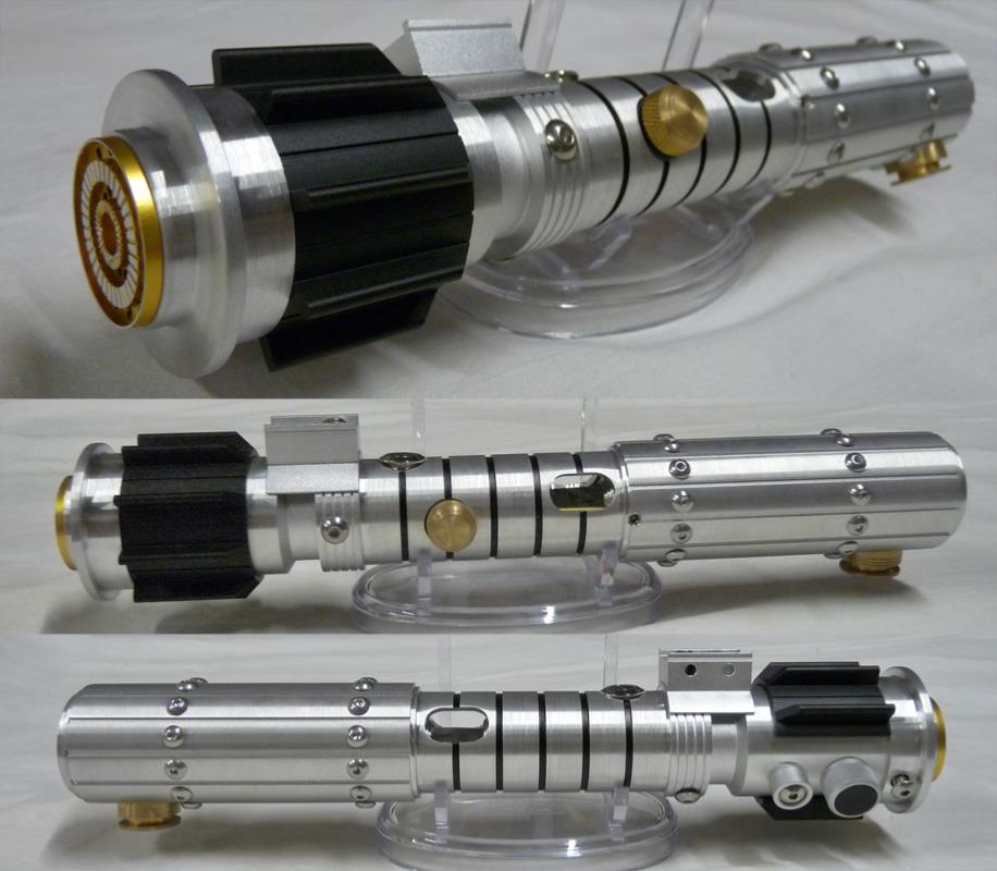 STAR WARS - SABRE LASER MARA JADE AVEC CRYSTAL (FAIT MAIN - LAME ...