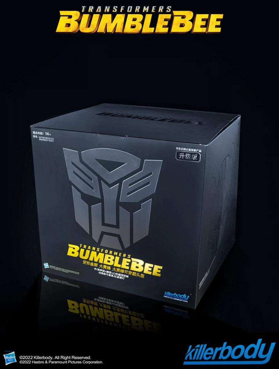 TRANSFORMERS : BUMBLEBEE - CASQUE INTEGRAL BUMBLEBEE OFFICIEL OUVERTURE ...