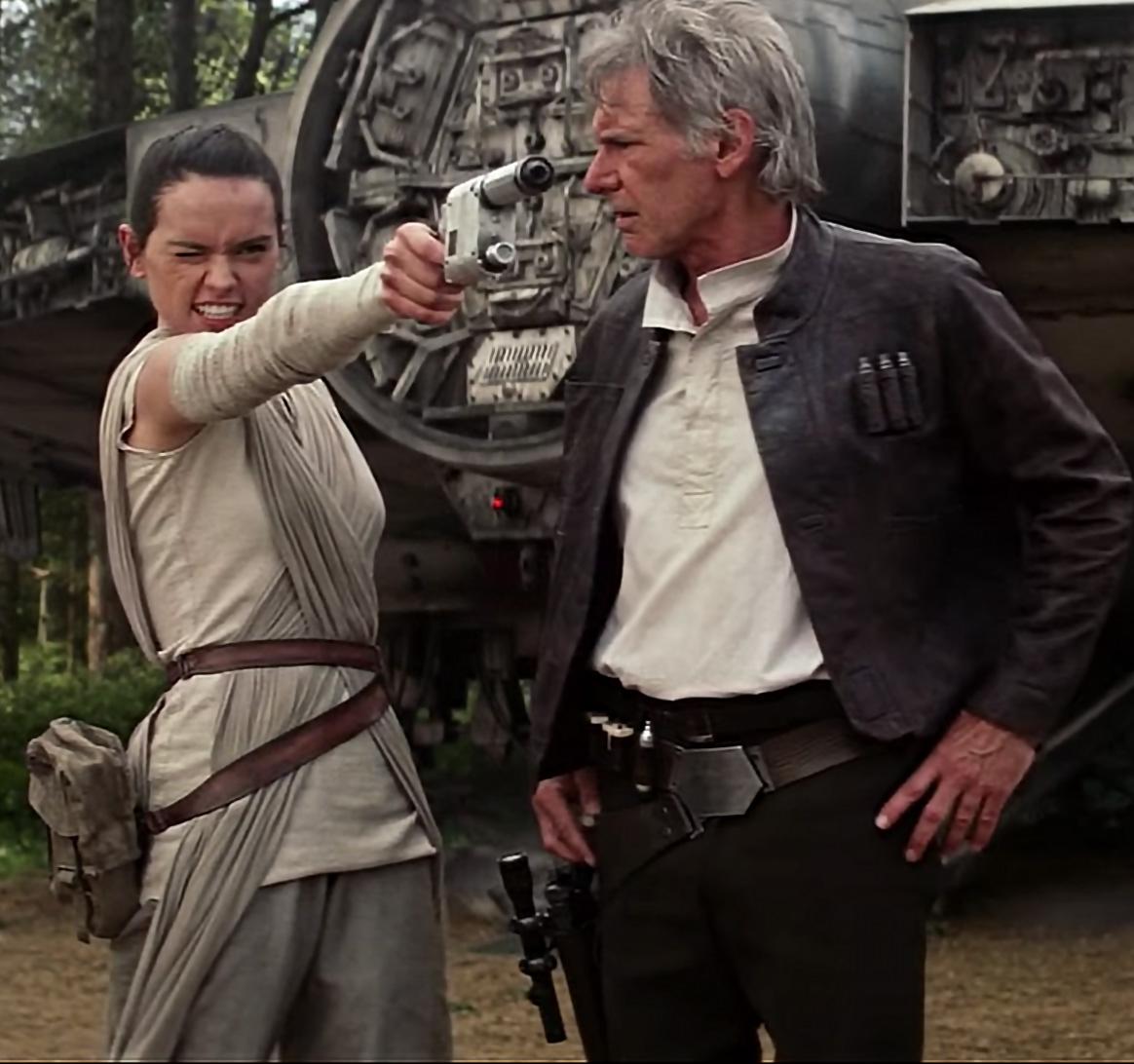 STAR WARS - BLASTER NN-14 REY SKYWALKER TOUT METAL AVEC COFFRET BOIS ...