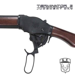 TERMINATOR 2 - SHOTGUN ROSE BOX WINCHESTER M1887 TOUT METAL & BOIS VERITABLE (GOLDEN EAGLE)