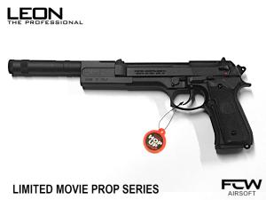 LEON : THE PROFESSIONAL - PISTOLET TOUT METAL AVEC COMPENSATEUR ...
