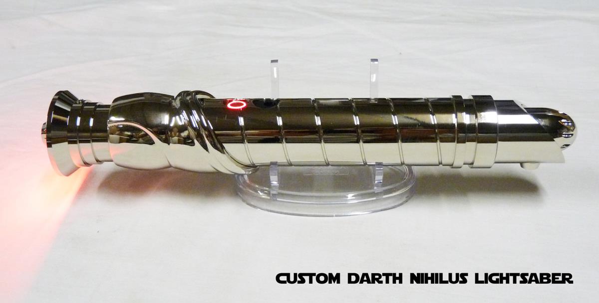 STAR WARS - SABRE LASER DARK NIHILUS CUSTOM LIGHTSABER (FAIT MAIN ...