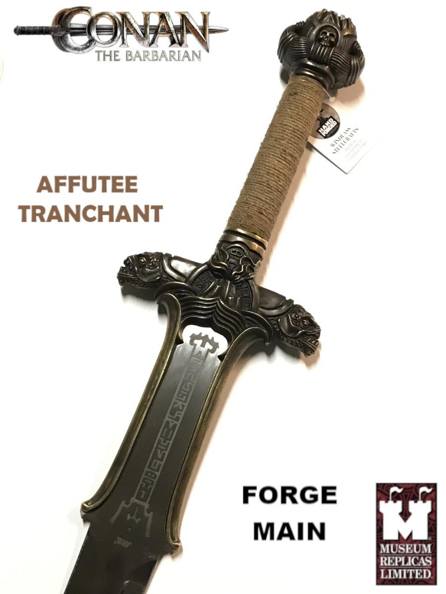 CONAN - EPEE "SWORD ATLANTEAN" SOUS LICENCE OFFICIELLE FORGE MAIN ...