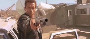 TERMINATOR 2 - SHOTGUN ROSE BOX WINCHESTER M1887 TOUT METAL & BOIS ...