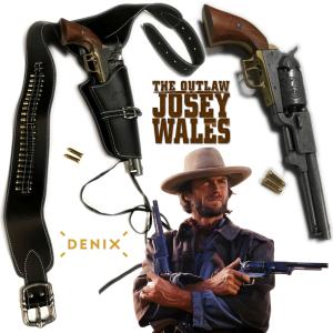 THE OUTLAW JOSEY WALES - REVOLVER COLT US NAVY + CEINTURON + HOLSTER ...
