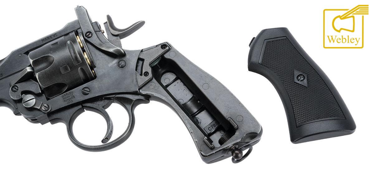 INDIANA JONES - REVOLVER OFFICIEL WEBLEY MARK VI TOUT METAL (AIRSOFT ...