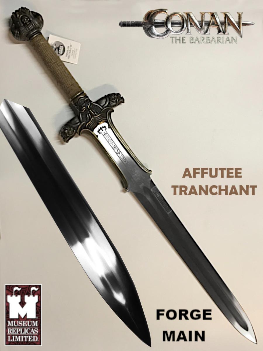 CONAN - EPEE "SWORD ATLANTEAN" SOUS LICENCE OFFICIELLE FORGE MAIN ...