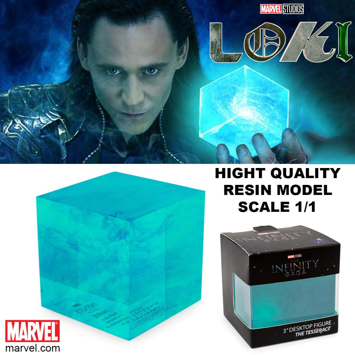 LOKI (SERIE) - TESSERACT OFFICIEL ECHELLE 1/1 VERSION RESINE BLEUE ...