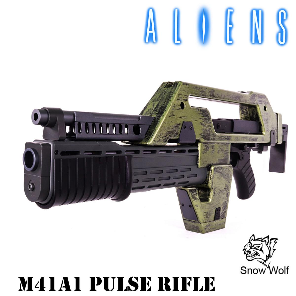 ALIENS - CUSTOM PULSE RIFLE M41A1 TOUT AUTOMATIQUE AVEC COMPTEUR A LED ...