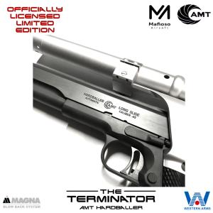 TERMINATOR - PISTOLET AMT HARDBALLER AVEC VISEE LASER TOUT METAL ...