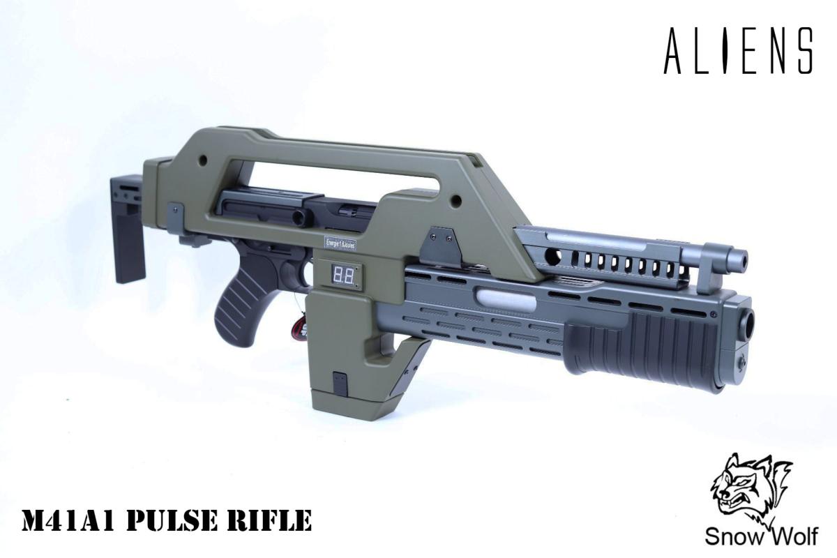 ALIENS - CUSTOM PULSE RIFLE M41A1 TOUT AUTOMATIQUE AVEC COMPTEUR A LED ...