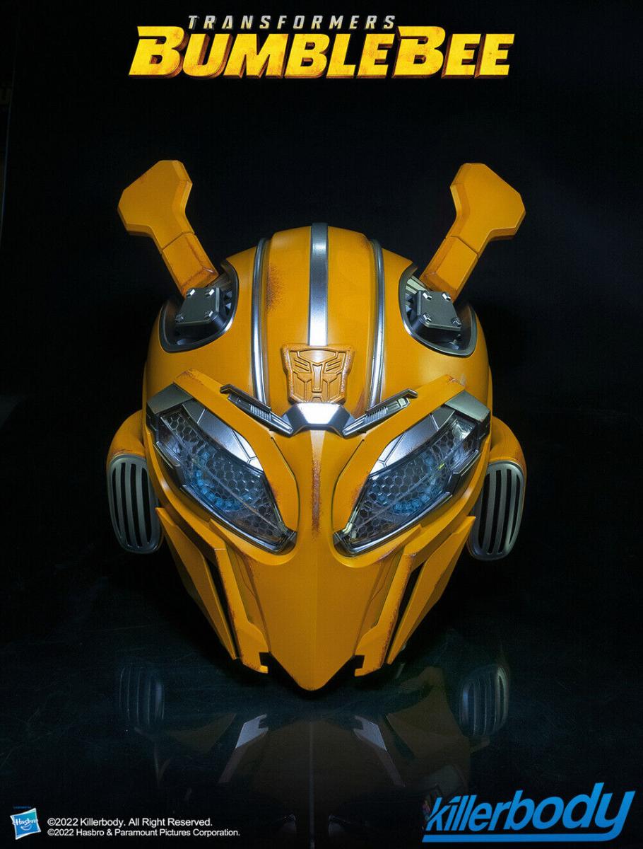 TRANSFORMERS : BUMBLEBEE - CASQUE INTEGRAL BUMBLEBEE OFFICIEL OUVERTURE ...