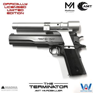 TERMINATOR - PISTOLET AMT HARDBALLER AVEC VISEE LASER TOUT METAL ...