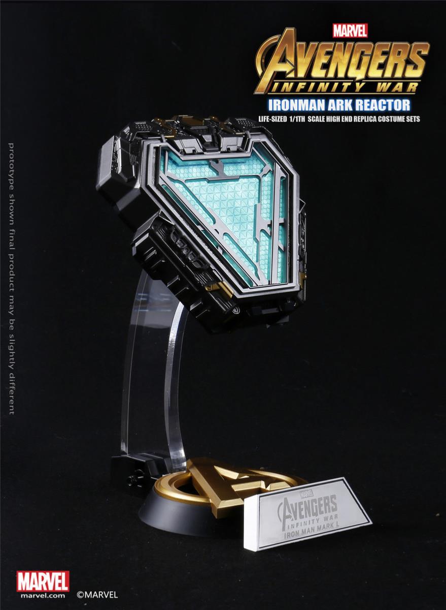 AVENGERS : INFINITY WAR - IRON MAN ARC REACTOR MARK L OFFICIEL AVEC LED ...