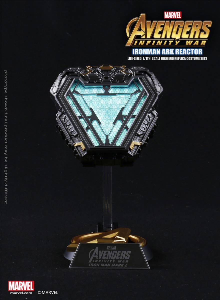 AVENGERS : INFINITY WAR - IRON MAN ARC REACTOR MARK L OFFICIEL AVEC LED ...