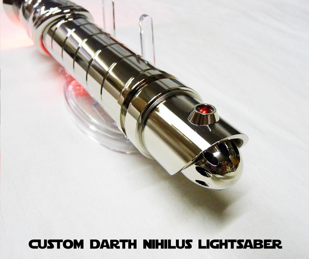 STAR WARS - SABRE LASER DARK NIHILUS CUSTOM LIGHTSABER (FAIT MAIN ...