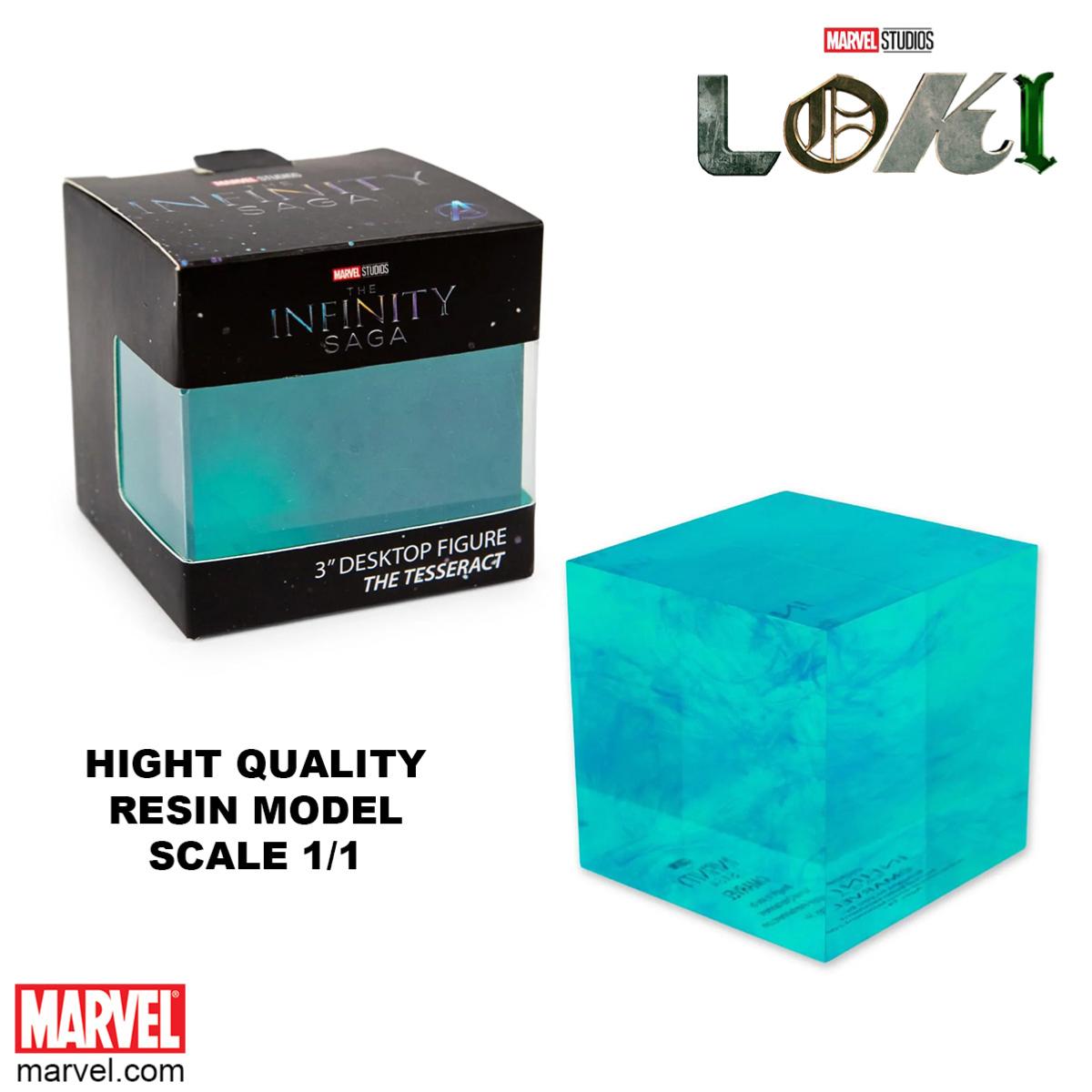 LOKI (SERIE) - TESSERACT OFFICIEL ECHELLE 1/1 VERSION RESINE BLEUE ...